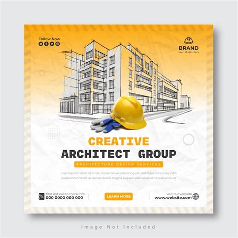 Construction Site Creative Advertising Premium Vector Home
