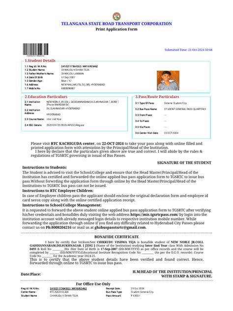 Tgsrtc Bus Pass 2 Pdf