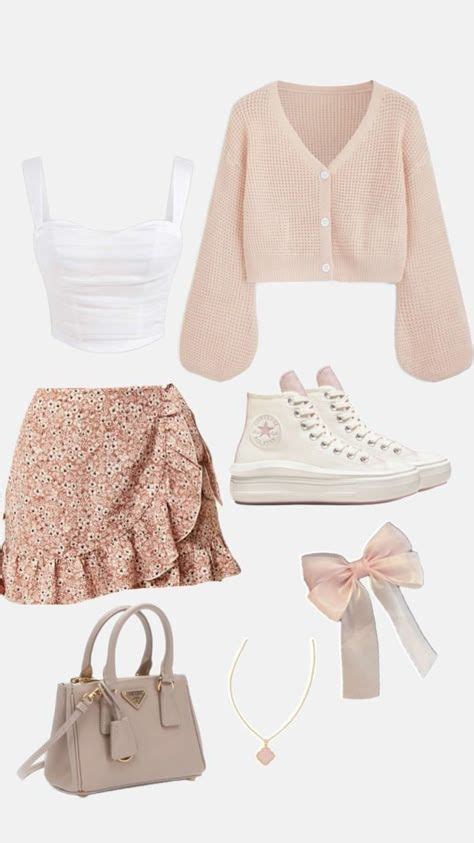 Girly Outfit Ideas Casual Pretty In Pink Aesthetic Outfits Soft