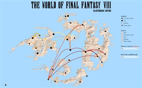 Ffviii World Map Final Fantasy Viii Cloth Map With Original Packaging