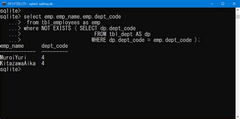 Sqlのサブクエリを覚えよう！（from句、where句での使い方）