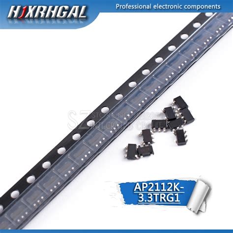 Bộ 10 Linh Kiện Điện Tử Ap2112k 33 Sot23 5 Ap2112k 33trg1 33v 06a