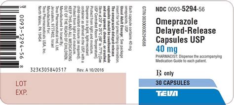 Omeprazole Capsule Delayed Release Pellets