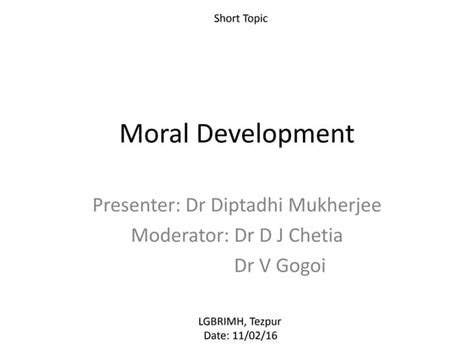 Gilligans Theory Of Moral Development Pptx