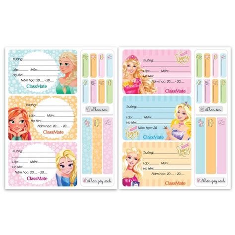 Nhãn Vở Classmate Princess Cl Nt226 ThẾ GiỚi VĂn PhÒng PhẨm ĐỒ DÙng HỌc Sinh GiÁ RẺ