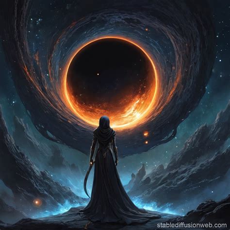 Black Hole Visualization Stable Diffusion Online