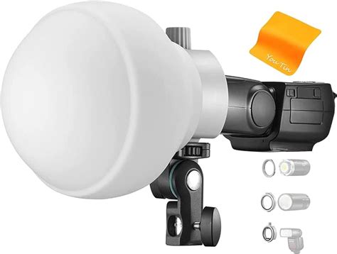 Godox Difusor De Domo Ml Cd15 Con 3 Adaptadores Para Luz De Flash Modificador De Luz Suave Godox Difusor De Domo Ml Cd15 Con 3 Adaptadores Para Luz De Flash Modificador De Luz Suave