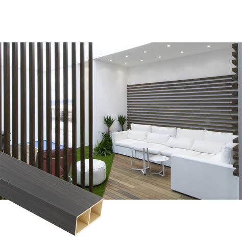 Rot Resistant Indoor Easy Install Wpc Decor Plastic Square Malaysian