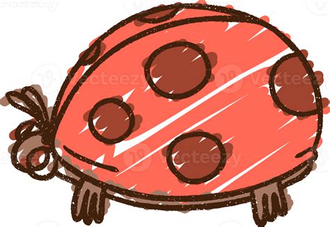 Ladybug Chalk Drawing 44981105 Png
