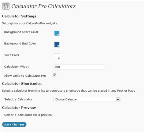 CalculatorPro Calculators Add Calculators To WordPress WP Solver