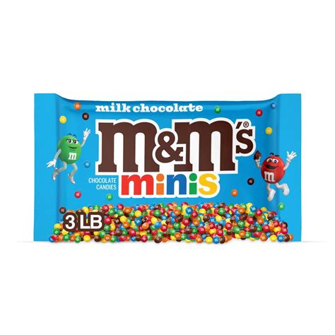 Mandms Minis Milk Chocolate Candy Bulk Candy 3 Lbs Bag Pack Of 1