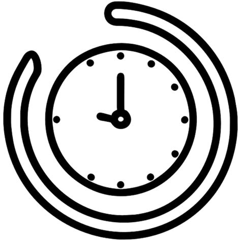 Premium Vector Time Tracker Icon Outline