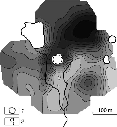 A Map Of Electrical Resistivity Distribution At A Depth Of 30 M