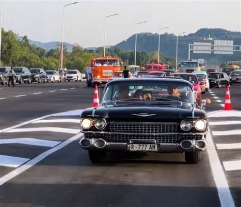 The Show Of Retro Cars On The New Axis Thumanë Kashar Rama The