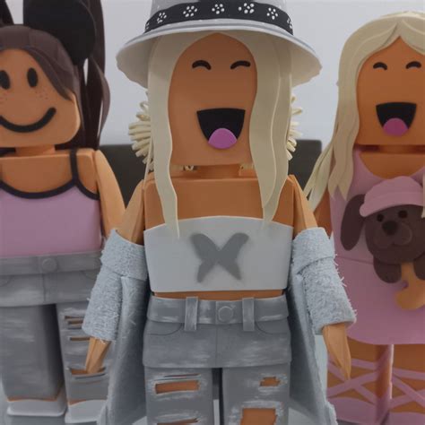 Kit 5 Bonecas De Decoração Meninas Roblox Elo7