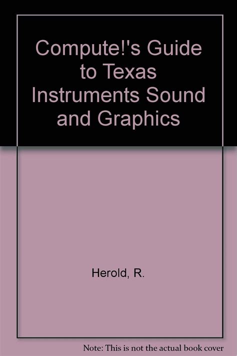 Amazon Computes Guide To Ti 994a Sound And Graphics Herold Ray