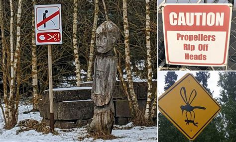 You Will Not Enter Scariest And Most Intimidating Warning Signs Daily Mail Online