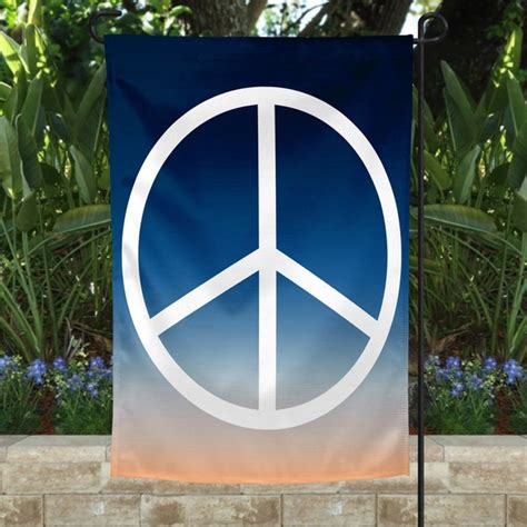 Peace Sign Yard Art Etsy