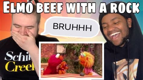 Elmo Having Beef With A Rock For 6 Minutes Reaction Youtube