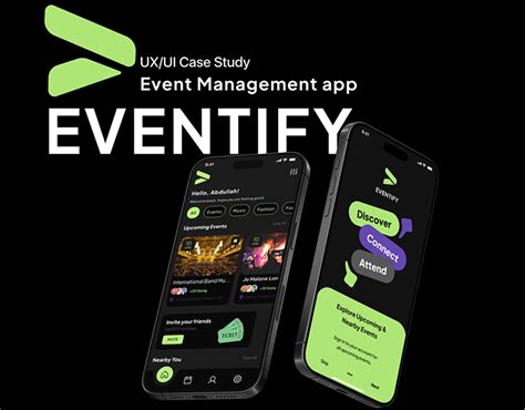 Event Management App UI UX Case Study Behance