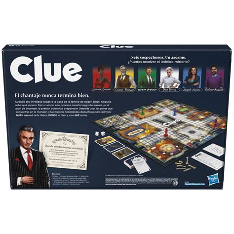 Juego De Mesa Clue Hasbro Refresh Delsol