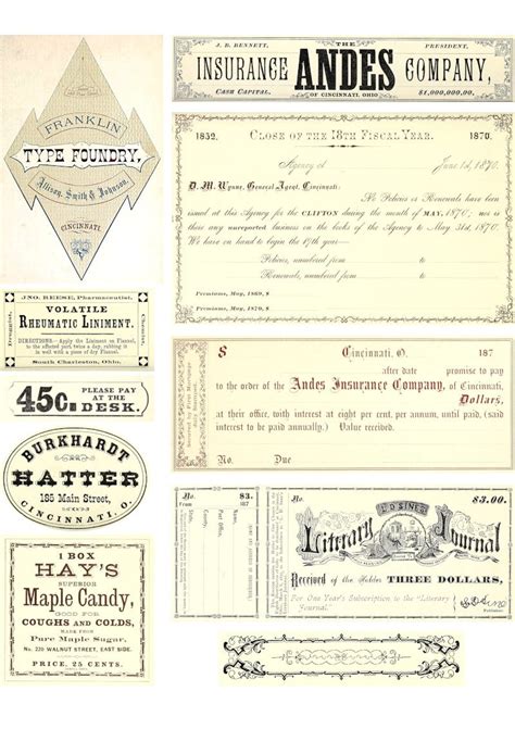 Free Vintage Ephemera Printables — The Art Scavenger