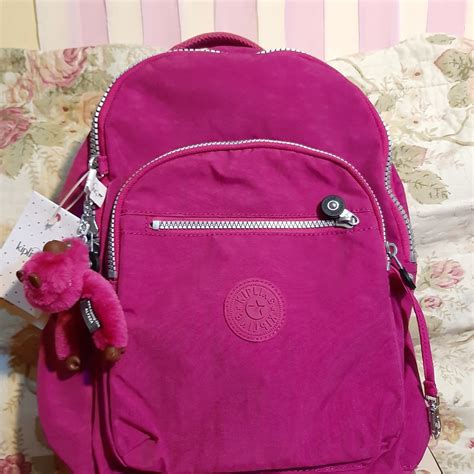 Original Kipling Pink Backpack Womens Fashion Bags And Wallets Backpacks On Carousell
