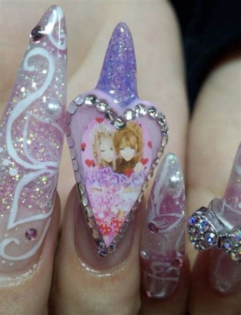 Pin By Laney 🥰 On Extreme Gyaru Nails Nail Shop Nails Nail Art