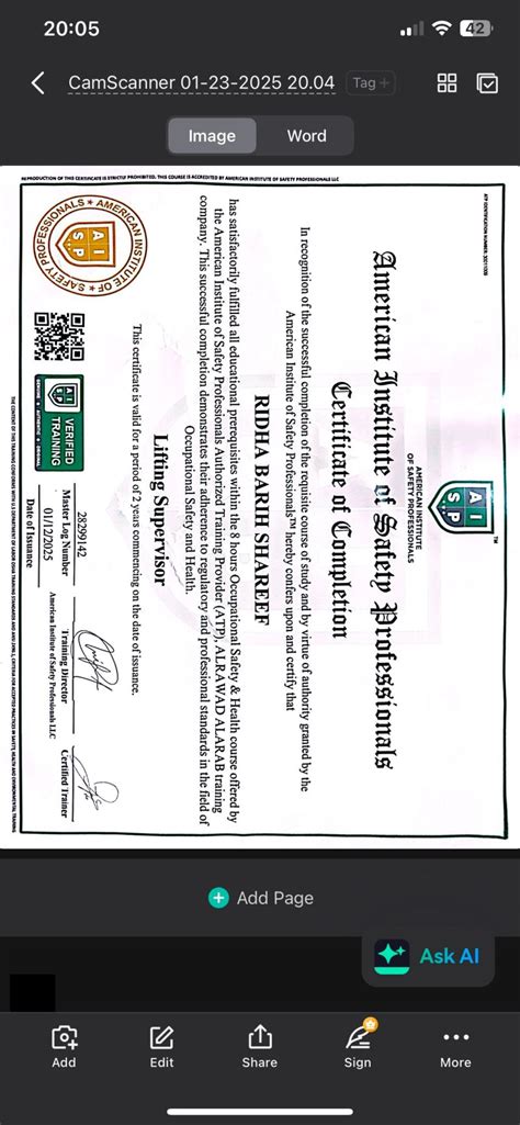 I Am Happy To Inform You That I Passed Lsv Course And Added This