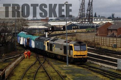 35mm Slide Br British Rail Diesel Loco 60034 Class 60 1992 Hereford
