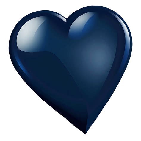 Dark Blue Hearts Emoji