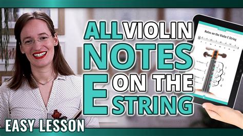 All Violin Notes On The E String Violinspiration