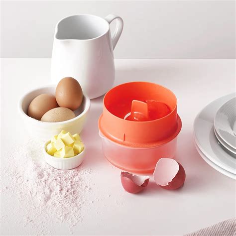 Egg Separator White Egg Separator With Storage Bowl Egg Extractor Egg