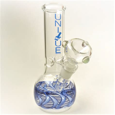 Unique Glass 8 Bubble Base Bong Kings Pipes