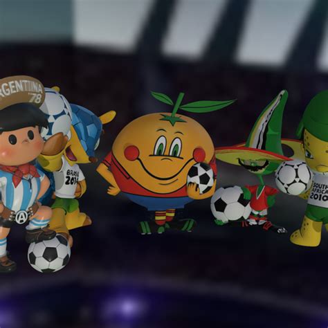 🗺️ Mega Pack World Cup Mascots 1978 2026 10 Characters Special