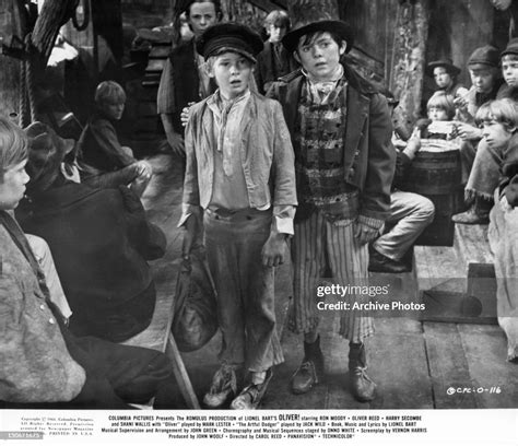 Mark Lester Standing With Jack Wild As Oliver And The Artful Dodger