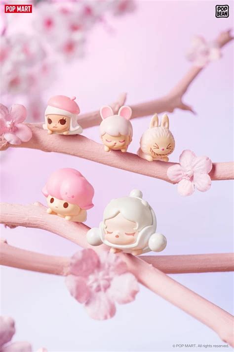 Pop Bean 泡泡萌粒樱花趴姿系列 花瓣网