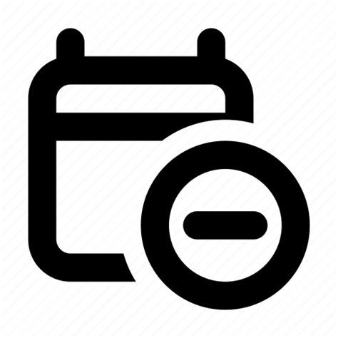 Remove Calendar Event Planner Schedule Icon Download On Iconfinder