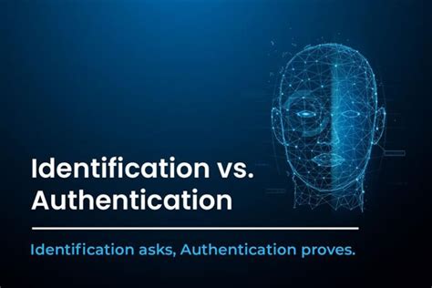 identification vs authentication key differences explained