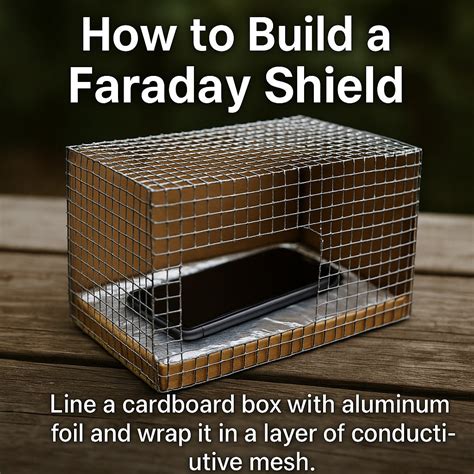 How To Build A Faraday Shield Emf Protection Guide The Faraday Bag