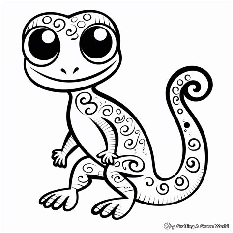 Pages Gecko Coloring Printable Leopard Color Lifetime Getcolorings