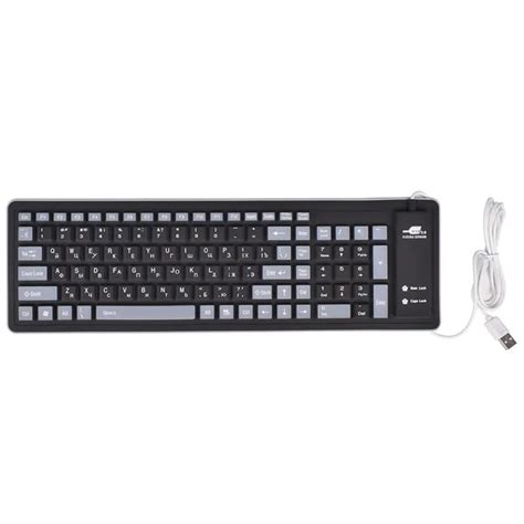 Dropship 103 Key Russian Keyboard Letters Silicon Layout Usb 20