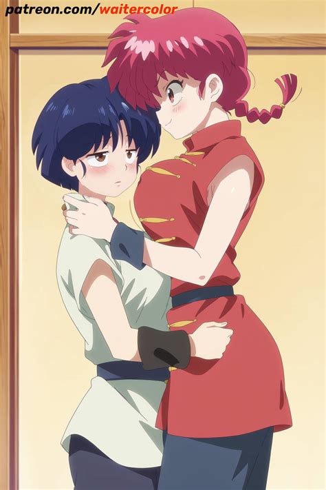 Ranma X Akane By Waitercolor On Deviantart