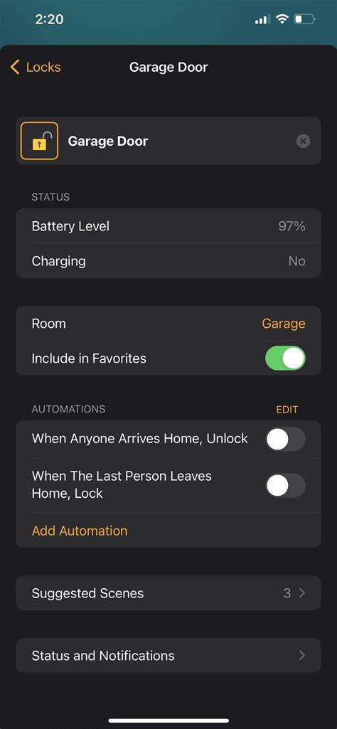 My Schlage Encode Does Not Allow Access Codes Rhomekit