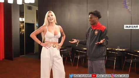Ishowspeed Meets With Hot Blonde Girl Youtube