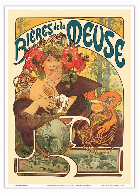 Beer Of The Muse Biéres De La Meuse Vintage French Advertising