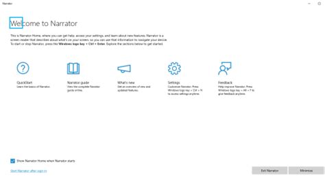 How To Enable And Customize The Narrator In Windows 10 My Microsoft