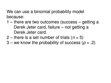 Ppt Understanding Binomial Probability Model For Statistical