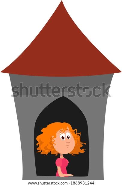 Princess Tower Illustration Vector On White Stock Vector Royalty Free 1868931244 Shutterstock