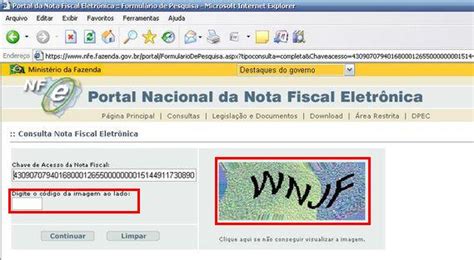 Como Consultar Uma Nfe No Portal Nacional Emissor Nf E